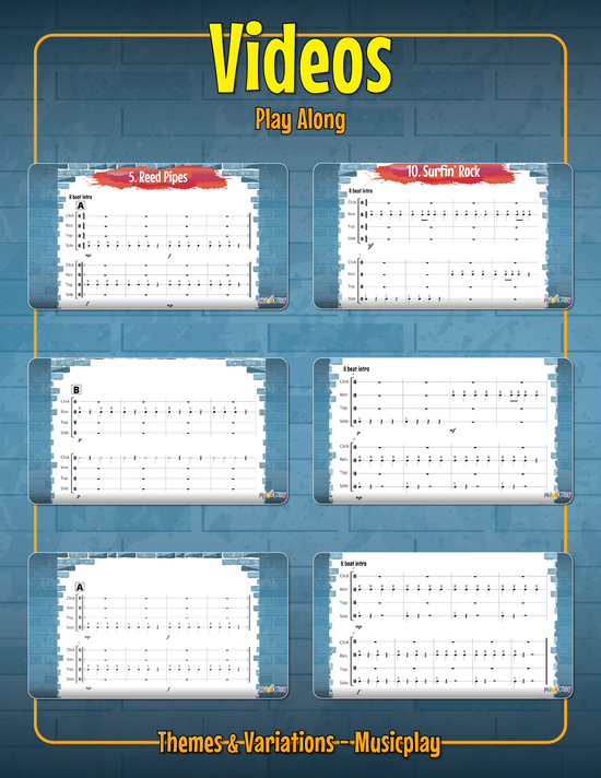 Easy Bucket Drumming – Themes & Variations - Musicplay