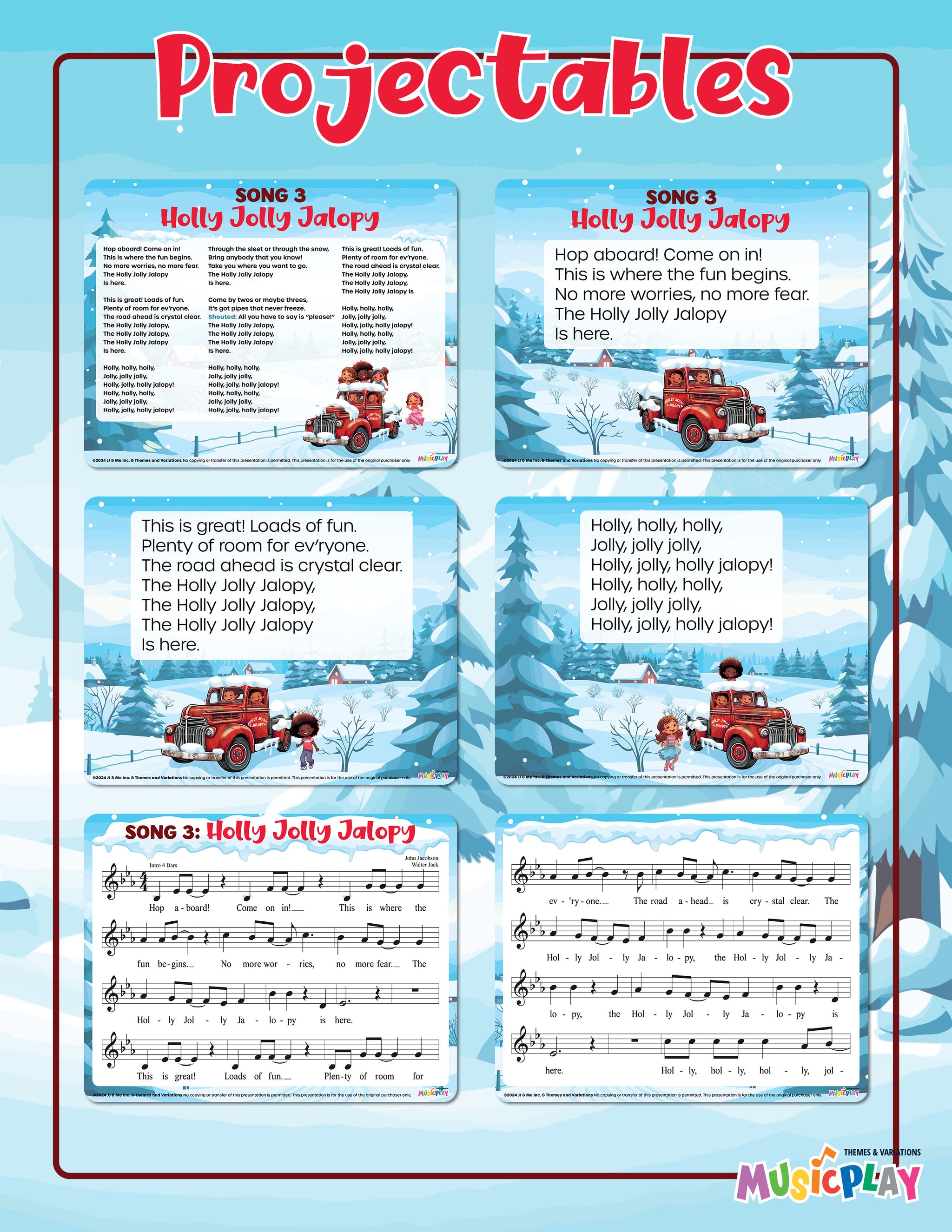 Holly Jolly Jalopy – Themes & Variations - Musicplay