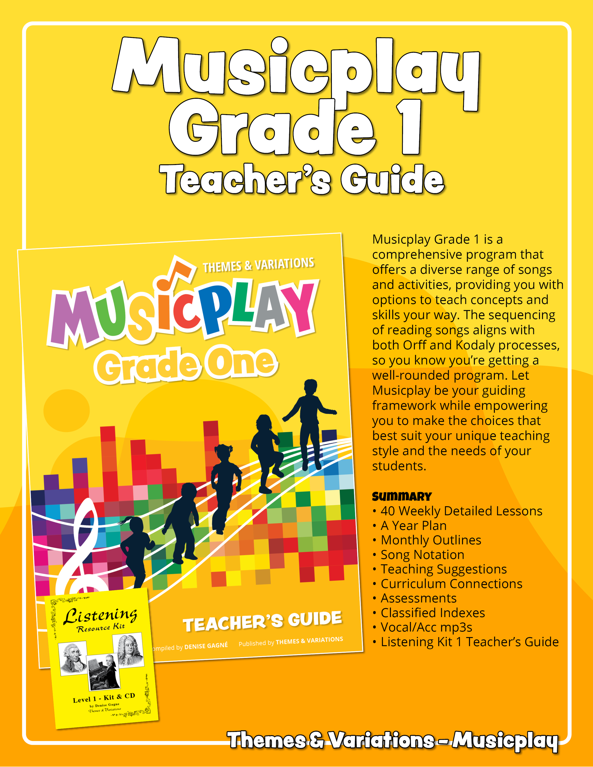 Musicplay Grade 1 Teacher's Guide + Digital Resources – Themes ...