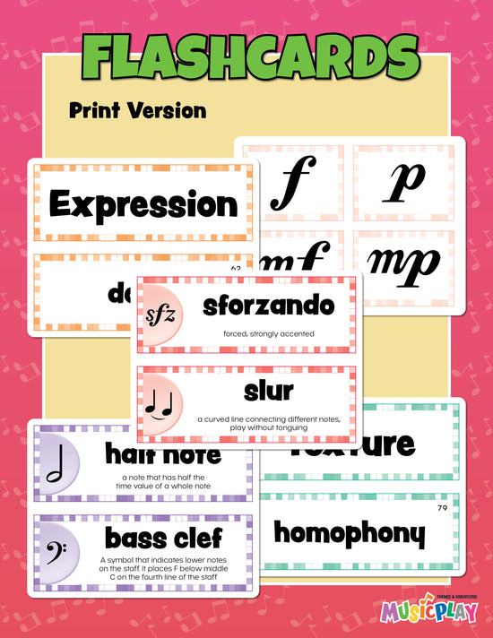 Word Wall Kit – Themes & Variations - Musicplay