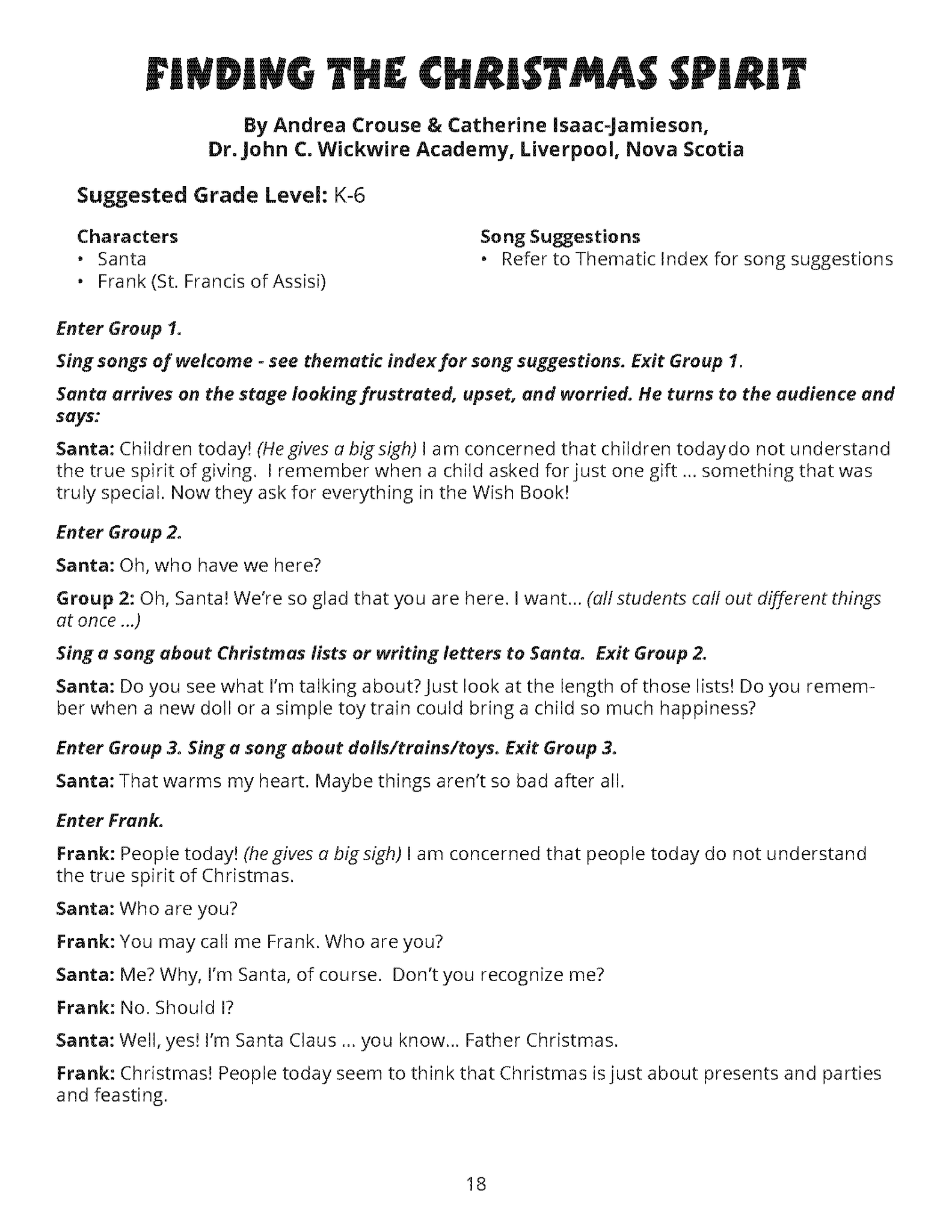 Holiday Concert Scripts | Themes & Variations - Musicplay