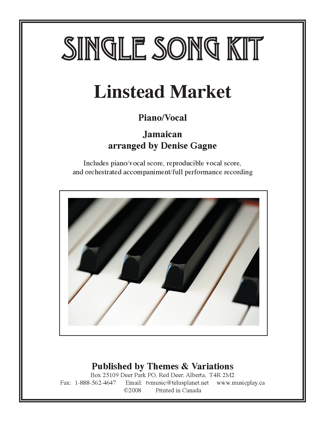 Linstead Market Single Song Kit Download | Themes & Variations - Musicplay
